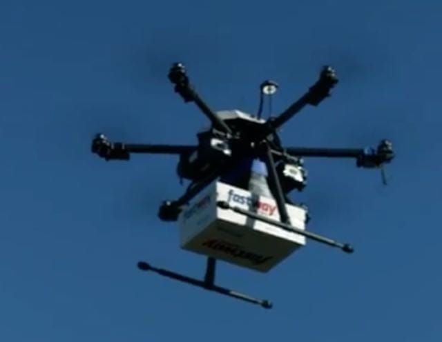 Courier company now offering world's first drone delivery service ...