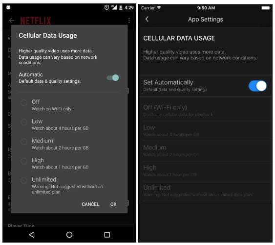 New Netflix Feature Lets You Take Control Of Your Data Usage While Streaming On The Go Tech Guide