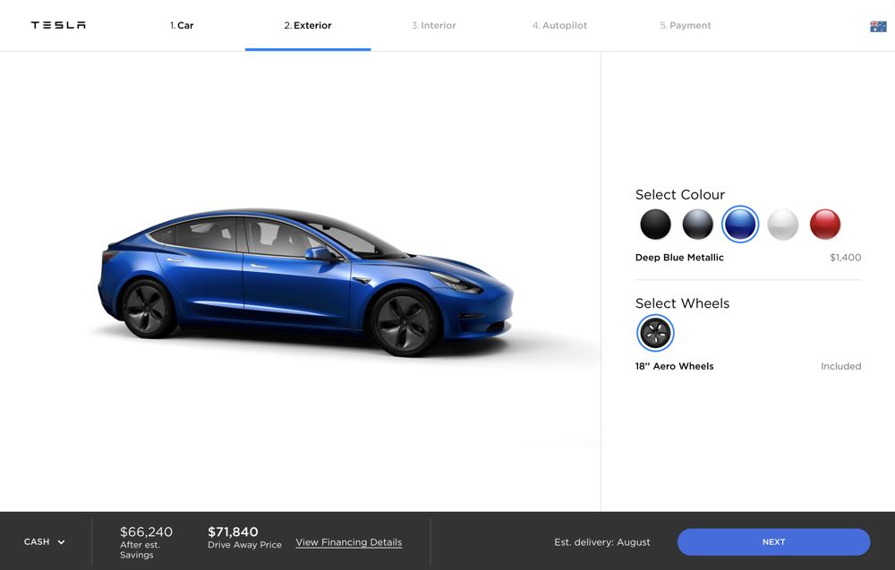 Tesla opens official orders and configurator for Model 3 in Australia ...