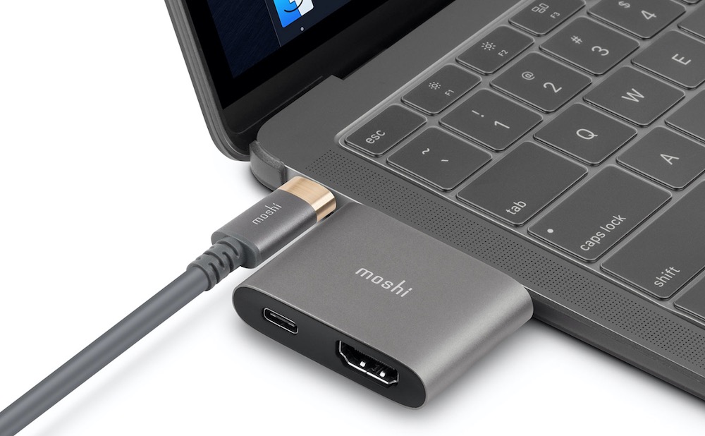 Watch content from your device on a larger screen with the Moshi USB-C ...