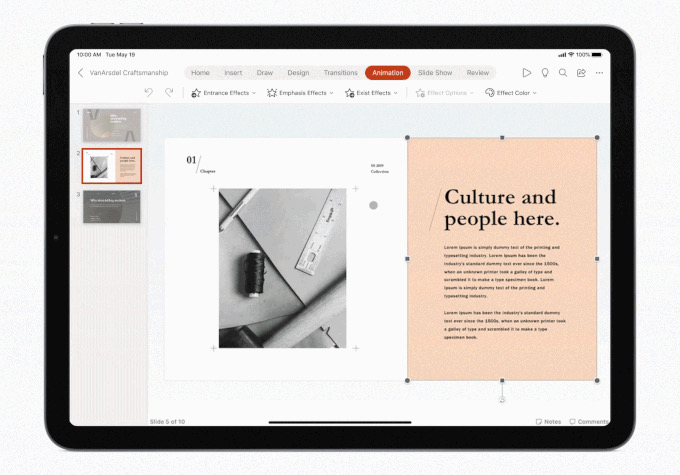 Working on an iPad just got even easier with Microsoft's new Office ...
