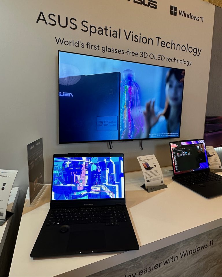 We go eyes-on with the new ASUS glasses-free 3D OLED laptop at CES ...