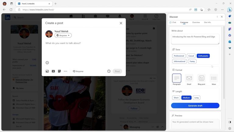 Microsoft unveils new AI-powered Bing search engine and Edge browser ...