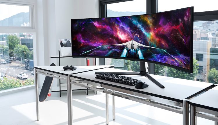 Samsung unveils massive new 57-inch Odyssey Neo G9 gaming monitor ...