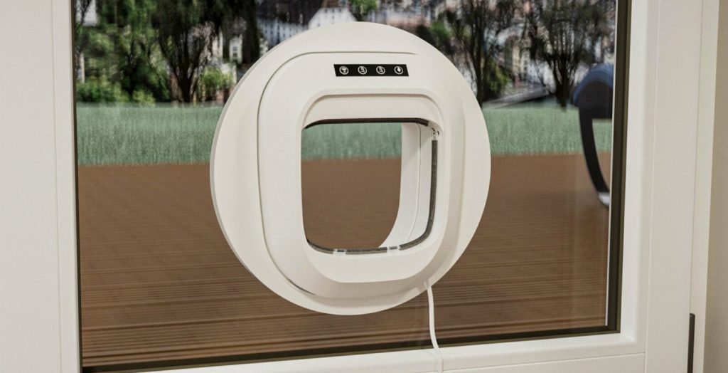 Flappie is a smart cat flap that can stop them bringing home dead mice ...