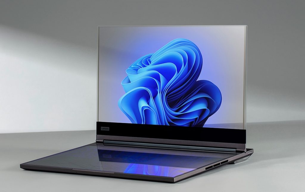Lenovo introduces a ThinkBook laptop with a transparent screen and ...