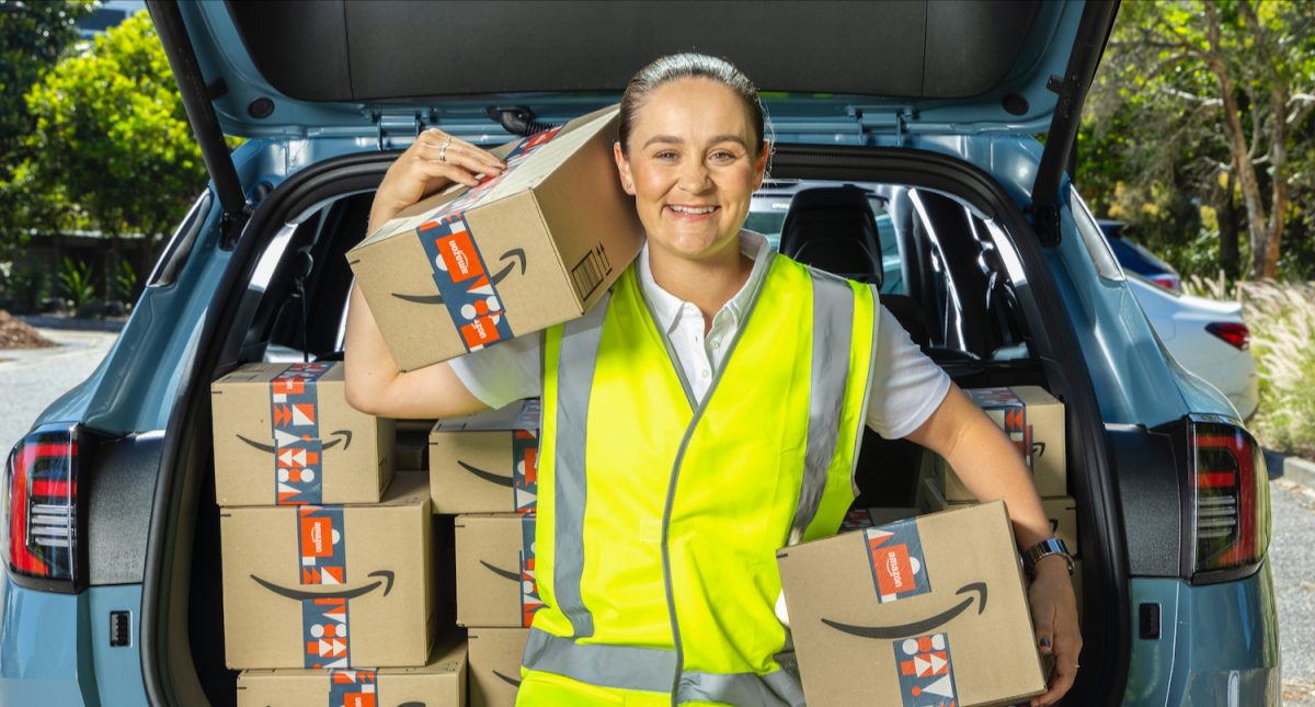 Grand Slam champion Ash Barty serves up a delivery surprise for Amazon ...