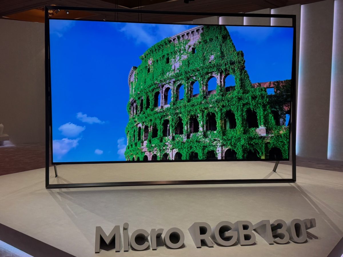 Samsung launches remarkable 130-inch micro RGB TV and takes size and ...